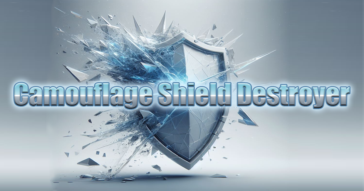 Camouflage Shield Destroyer - Clear all hidden negative shields within ...